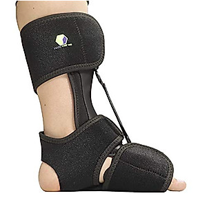 Comfort Dorsal Night Splint - Pain Relief from Plantar Fasciitis, Drop Foot, and Achilles Tendinitis - Small/Medium