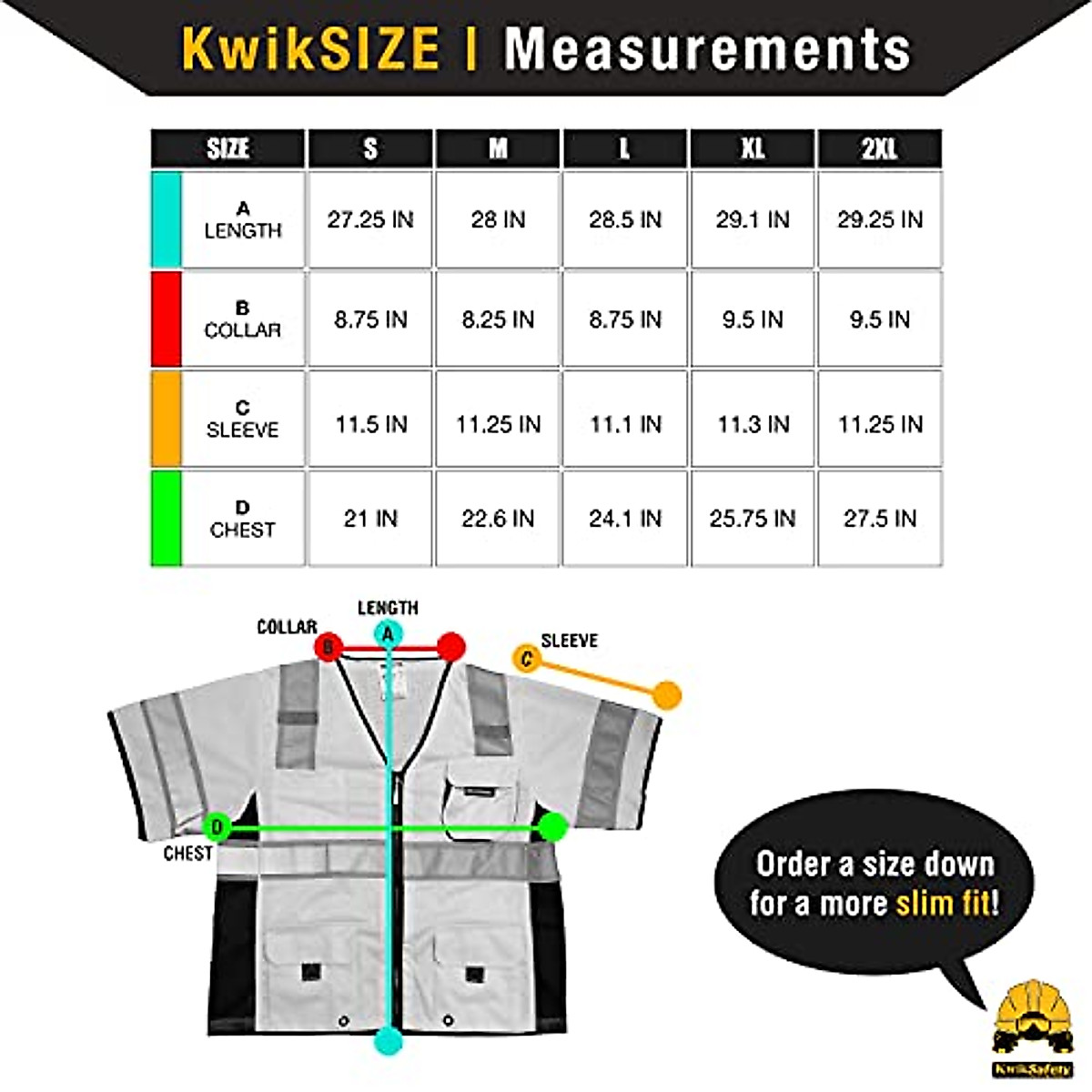 KwikSafety - Charlotte, NC - EXECUTIVE Safety Vest [10 POCKETS] Class 3 ANSI OSHA High Visibility Reflective Heavy Duty Mesh iPad Pocket HiVis Men Construction Work Gear/Yellow Large