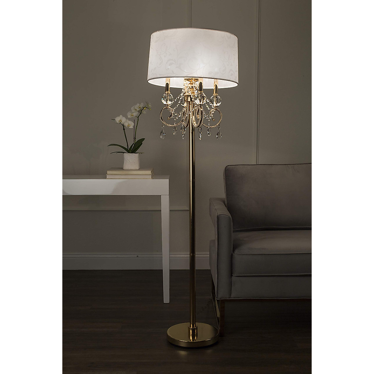 OK Lighting OK-5155F 63" H Aurora Floor LAMP