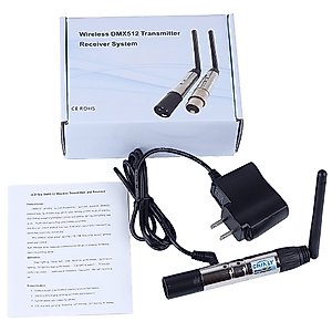 CHINLY DMX 512 DMX Dfi DJ 2.4G Wireless 1 Transmitter Controller for LED Stage Par Party Light