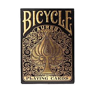 Bicycle Aureo Black Playing Cards