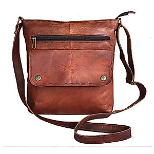 Leather Crossbody Bag for Unisex
