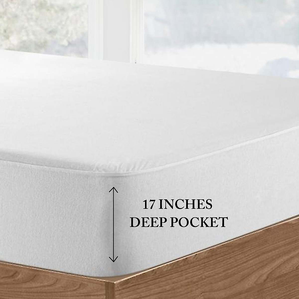 BLUECLANS Twin Size Sheet Set Ivory 1000 Thread Count Egyptian Cotton Sheets 4 Pc Bed Sheet Set 17” Deep Pocket Cooling Sheets Luxury Bedding Sateen Weave Flat, Fitted Sheet, 2 Pillow Cases