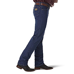 Wrangler mens 0936 Cowboy Cut Slim Fit jeans, Prewashed Indigo, 32W x 32L US