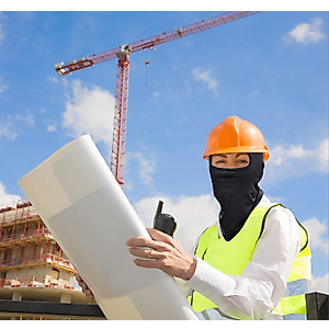 JANSONG Balaclava Face Mask Face Cover UV Sun Protection Ski Mask Skiing, Snowboarding Windproof Cycling Fishingfor Women Men Outdoor Sports Black