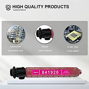 1-Pack MP C2503 841920 Toner Cartridge VASERIK Compatible Replacement for Ricoh MP C2503 Toner Cartridge Aficio MP C2003 C2004 C2503 C2504 C2503H Printer Toner Magenta