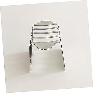 PHENOFICE Toast Rack Accessories for Display Shelf Show Rack Sign Kitchen Bread Rack Stainless Air Fryer Pans Metal Toast Stand Toast Storage Holder Metal Bread Rack Silver Stainless Steel