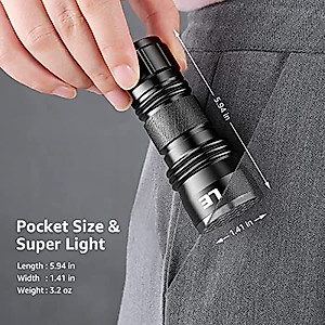 LE Black Light Flashlight, Small UV Lights with 21 LEDs, 395nm, Ultraviolet Light Detector for Invisible Ink Pens, Pet Dog Cat Urine Stain and More, AAA Batteries Included