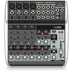 BEHRINGER, 12 Mixer-Powered, Black (Q1202USB)