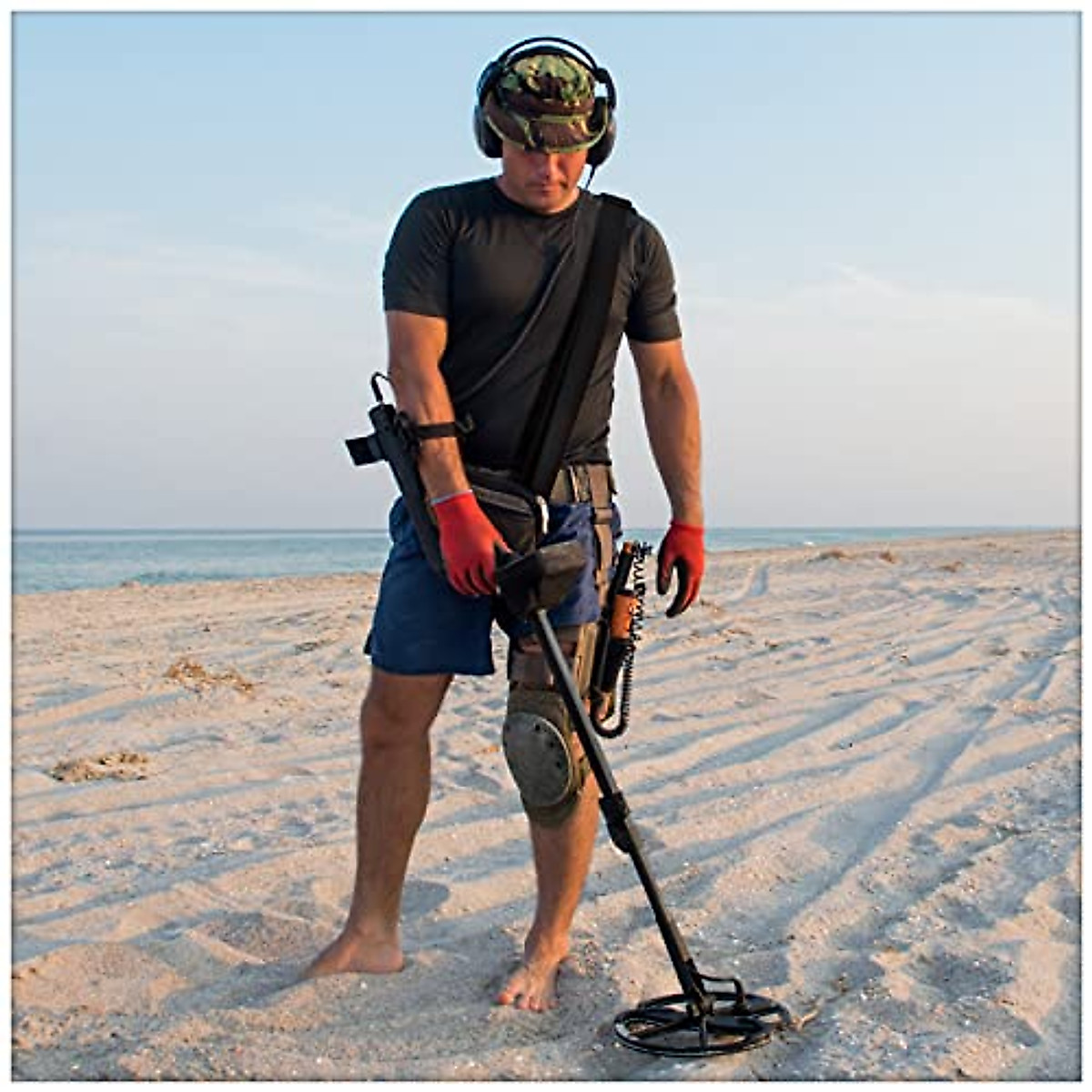 Tondiamo 2 Pack Metal Detector Sling Metal Detector Shoulder Strap Adjustable for Metal Detector Detecting Gold, Coin, Treasure Hunting