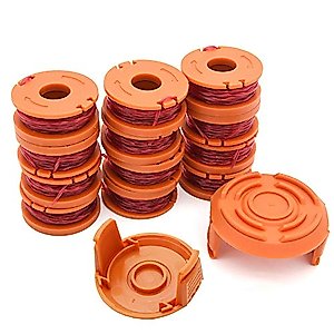 WA0010 Replacement Trimmer Spool, Edger Spool Compatible with Worx Trimmer String, Weed Eater String WG180 Spool Refills 10ft 0.065 Inch Trimmer Line, GT Spools, WA0004 Spool, Weed Wacker Parts