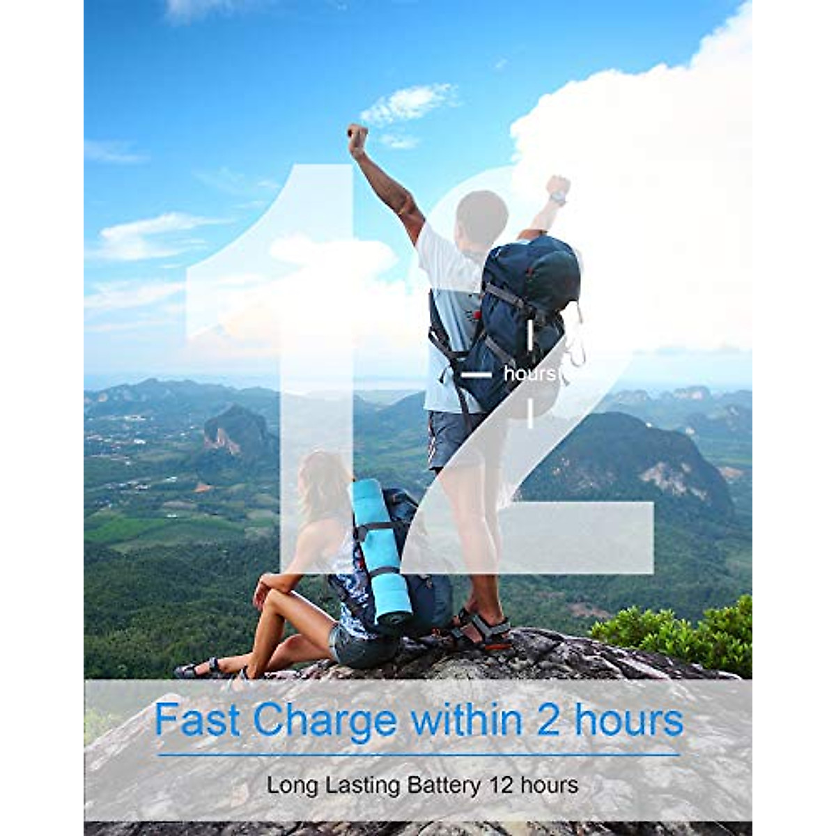 NANAMI Bluetooth Earbuds, 5.0 Bluetooth Wireless Headphones, IPX7 Waterproof, in-Ear Earphones with Mic, HiFi Stereo Deep Bass Headsets, Magnetic Neckband, 15 Hours Playtime for Gym (Black with Red)