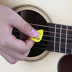 Birllaid Grips for Guitar Picks, Guitar Pick Grips Help You Hold Guitar Picks Tightly, Self Adhesive 30Grips