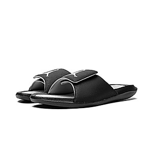 Nike Jordan Men's Jordan Hydro 6 Black/White Wolf Grey Sandal 7 Men US