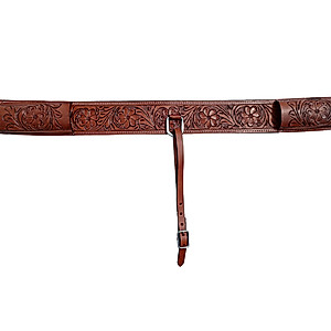 RAAVILS Horse Flank Cinch for Western Horse Saddles Horse TACK Leather Back Cinch Rear Saddle Girths