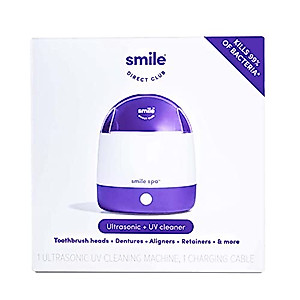 SmileDirectClub Smile Spa Ultrasonic and UV Cleaning Machine for Aligners, Retainers, Toothbrush Heads, and More