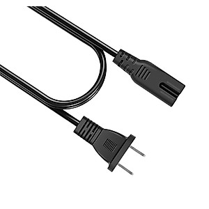 AC Power Cord Compatible Xbox One S, Xbox One X, Xbox Series X/S, Sony PS3 Slim / PS4 / PS5 Game Console Replacement Power Supply Cord Cable