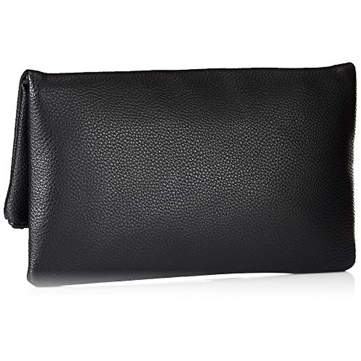The Drop Women's Southampton Zipper Foldover Clutch, Black, One Size