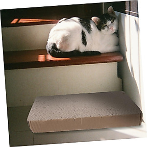 VILLFUL Cat Scratching Post Cat Scratching Board Floor Supply Replaceable Scratching Board Household Kitten Scratcher Replacement Funny Scratch Pad Cat Scratcher Replacement Paper