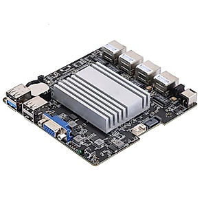 Qotom 4 LAN Mini PC Q190G4U-S02 with 4GB RAM 128GB SSD, Intel Celeron J1900 Processor, Quad core 2.0 GHz, x86 Mini PC Fanless