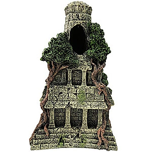 SLOCME Aquarium Angkor Wat Buddha Statue Temple Decorations - Fish Tank Zen Ornament Buddha Decor Bring Good Luck