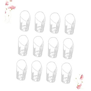 SWOOMEY 25pcs fruit containers clear cake containers clear cups disposable individual cheesecake cups clear dessert pots party Treat Cups plastic cup mousse cup dessert bowl food soup cup