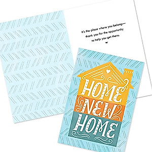 Hallmark Business (25 Pack) Assorted Greeting Cards (New Home and Referral) for Realtors, Real Estate Agents and Insurance Agents