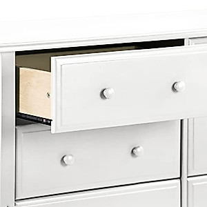 DaVinci Jayden 6-Drawer Double Wide Dresser in White, Greenguard Gold Certified