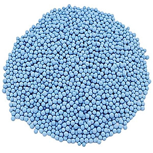 2.2lbs Blue expanded Clay Pebbles, Upgraded 3mm-5mm Hydro Ceramsite Balls, Horticultural Top-Dressing Decorative Rocks for Cactus Succulents Pots Plants, Drainage Water, Purification, Cultivation