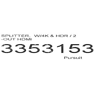 RocketFish HDMI 2-Output Splitter 18GBPS 4k Ultra HD And HDR Compatible