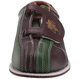 Mens TCR 3V Cobra Rental Bowling Shoes- Hook and LoopBrown/Green 5 1/2