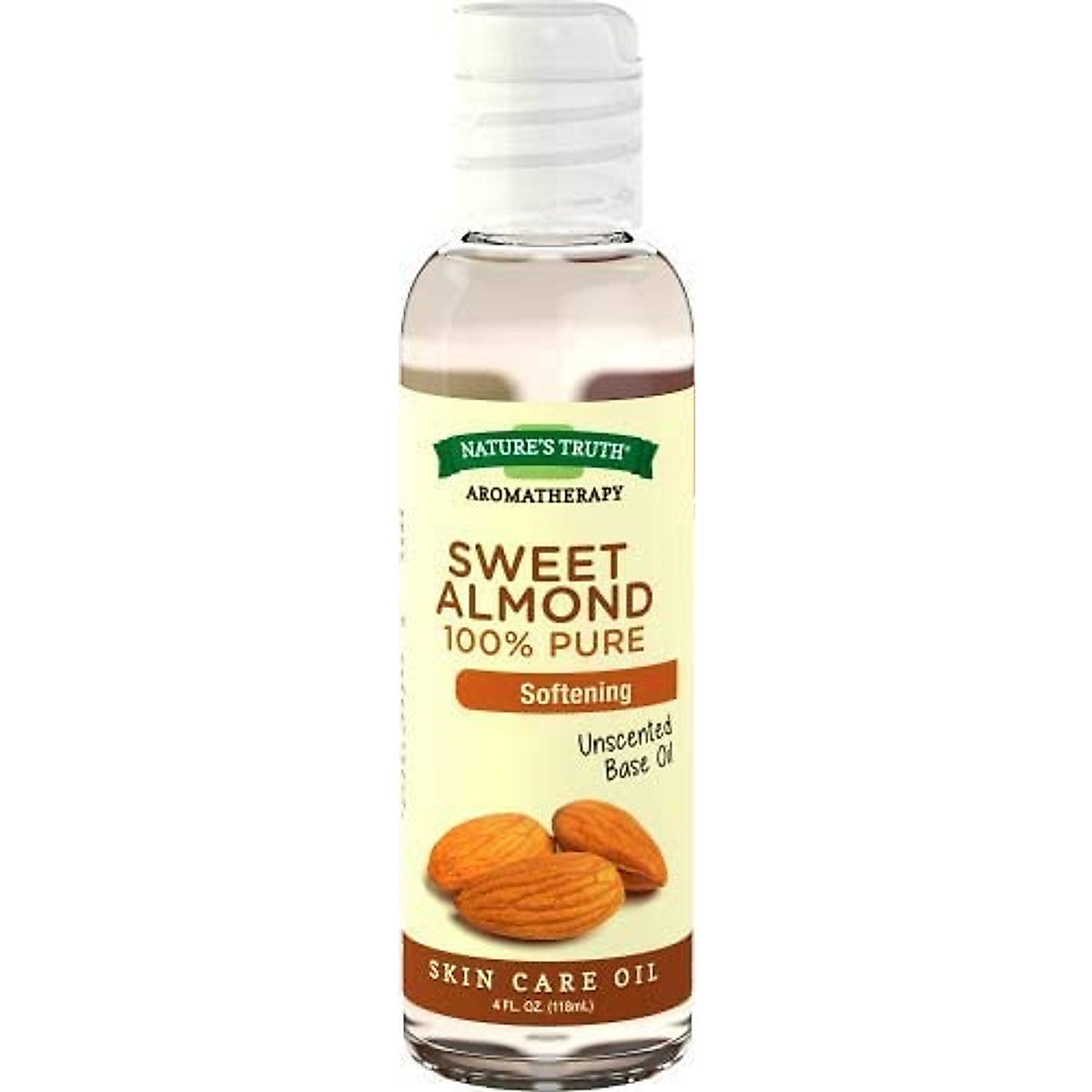 Nature's Truth 100% Pure Unscented Base Oil Sweet Almond (Pack of 6)