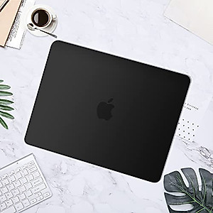 MOSISO Compatible with MacBook Pro 13 inch Case M2 2023, 2022, 2021-2016 A2338 M1 A2251 A2289 A2159 A1989 A1708 A1706, Plastic Hard Case&Bag&Keyboard Skin&Webcam Cover&Screen Protector, Black