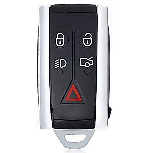 Aichiyu Keyless Entry Smart Remote Key Fob Replacement for Jaguar XF XFR XJ8 XK XK8 XKR 2007 2008 2009 2010 2011 2012 2013 2014 2015 FCC ID: KR55WK49244 KR55WK45694 315Mhz PCF7953 Chip