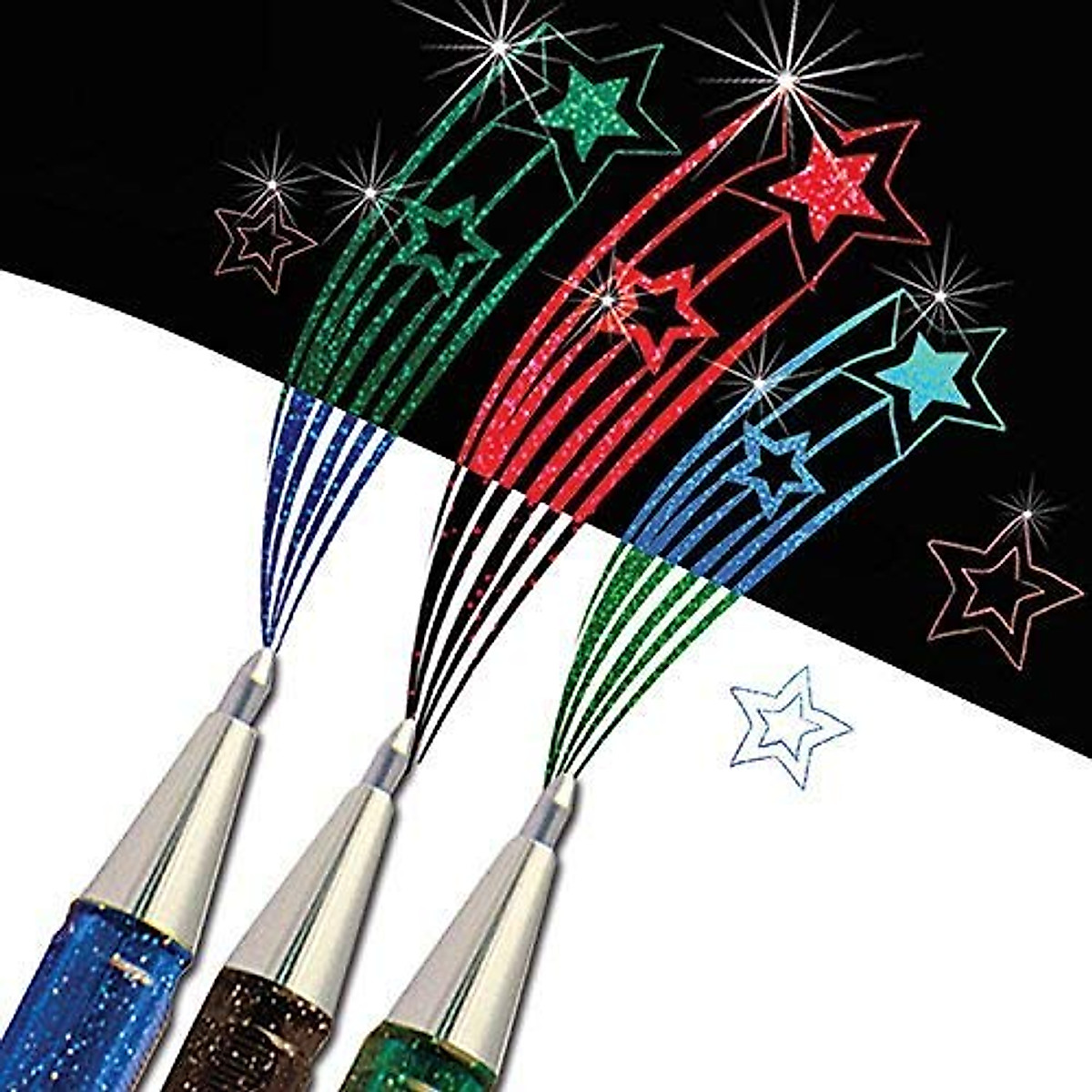 Pentel Hybrid Dual Metallic Liquid Gel Roller Pen YK110/8-M - Pack of 8 Pens in 16 Shimmering Metallic Colours