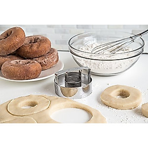 Fox Run Donut Cutter, Tin-Plated Steel, 3-Inch