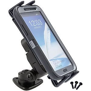 Arkon Adhesive Car Phone or Midsize Tablet Holder Mount for Samsung Galaxy S10 S9 S8 Note 9 8 Retail Black