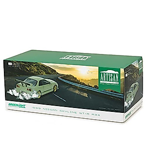Greenlight 1:18 Artisan Collection - 1999 Niss** Skyline GT-R (R34) - Millennium Jade 19033 [Shipping from Canada]