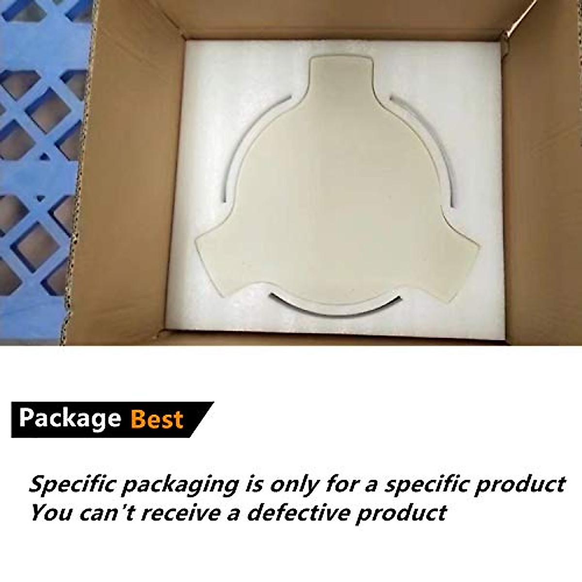 BBQ Future Heat Deflector, Plate Setter, Smoking Stone, Pizza Stone for 18" Large Big Green Egg Grill, 18" Kamado Grill, Chargriller 18" Akorn Kamado