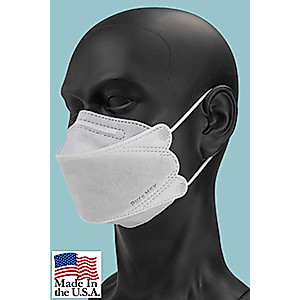 PureMSK - Made in the USA - Disposable Face Mask - Masks for Protection - White Adult Size - (10 PACK)