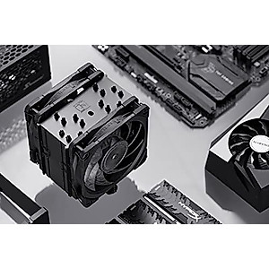 Noctua NH-U12A chromax.Black, 120mm Single-Tower CPU Cooler (Black) For Desktop