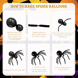 132 Pcs Halloween party decorations Balloon Garland Arch Kit party supplies Supplies Scary Plastic Bloodshot Eyeballs for Indoor Outdoor with Halloween Birthday