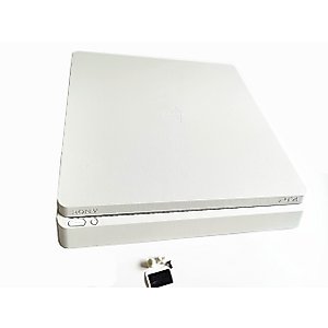 New Replacement Top Upper & Bottom Lower Housing Shell Case Cover Protective Cover for PS4 Slim Console White