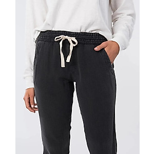 Rip Curl Misses Classic Surf, Casual Stretch Beach Pants for Women, Black, Small