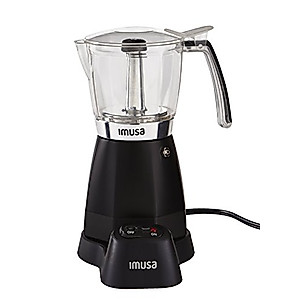 Imusa Black Espresso Maker, 3-6-Cup