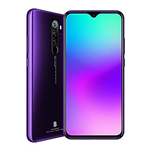 BLU G90 Pro – 6.5” HD+ Gaming Smartphone, Quad Camera, 128GB+4GB RAM – Purple Haze (Renewed)