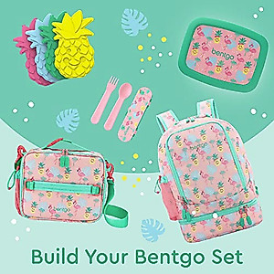 Bentgo Kids 2-in-1 Backpack & Insulated Lunch Bag (Tropical)