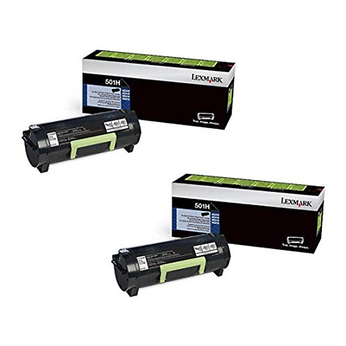 Lexmark 501H (50F1H00) High Yield Toner Cartridge 2-pack