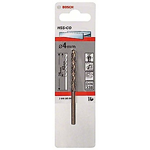 Bosch 2608585846 4.0mmx43mmx2.95" Metal Drill Bit HSS-Co