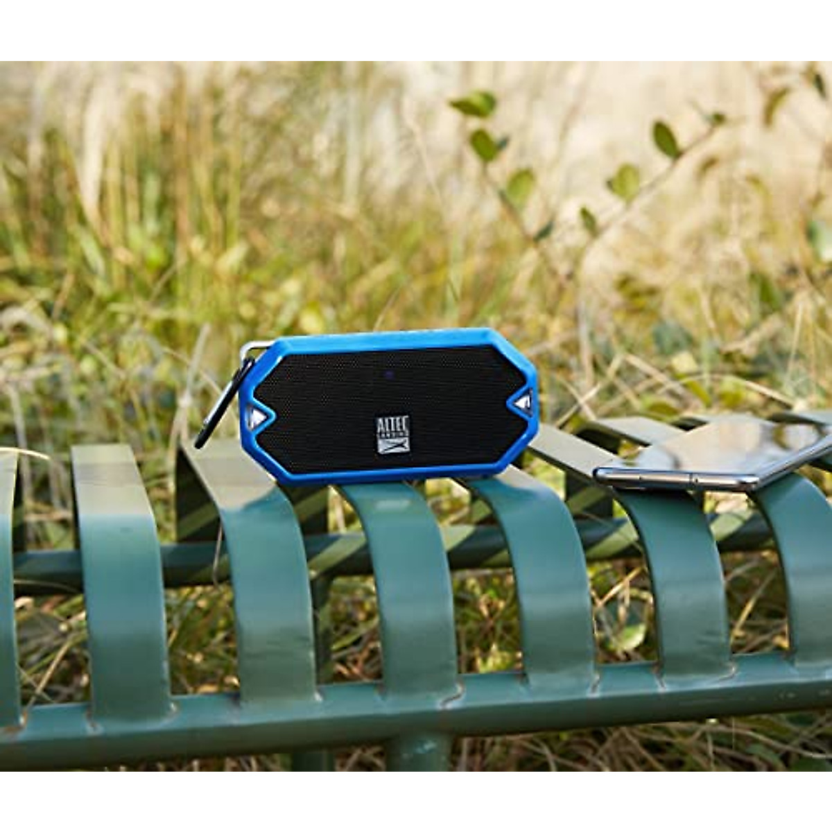 Altec Lansing HydraMini Wireless Bluetooth Speaker, IP67 Waterproof USB C Rechargeable Battery with 6 Hours Playtime, Compact, Shockproof, Snowproof, Everything Proof (Royal Blue)
